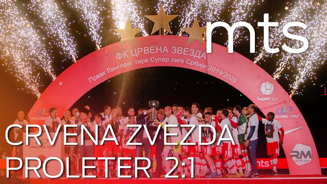 FK Crvena zvezda - FK Proleter Novi Sad 2:1, 30. kolo LLT SLS, sezona ...