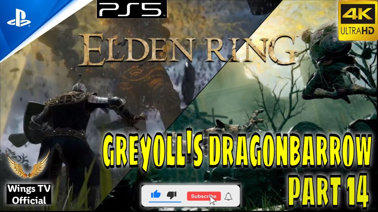 Elden Ring PS5 - Part # 14 - Traveling To Greyoll's Dragonbarrow ...