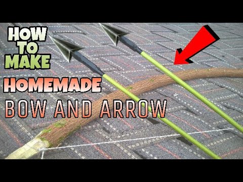 Homemade Powerful Bow and Arrow - HOW TO MAKE | The Thug - YouTube
