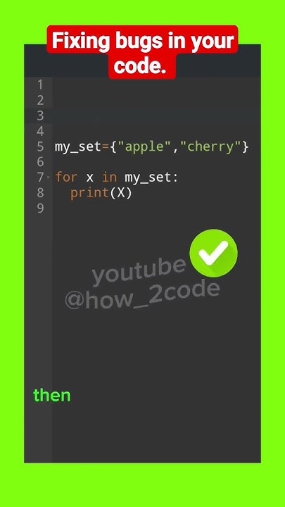 Fixing bugs in your code. #fitness #python #viral #youtubeshorts #codinglove - YouTube
