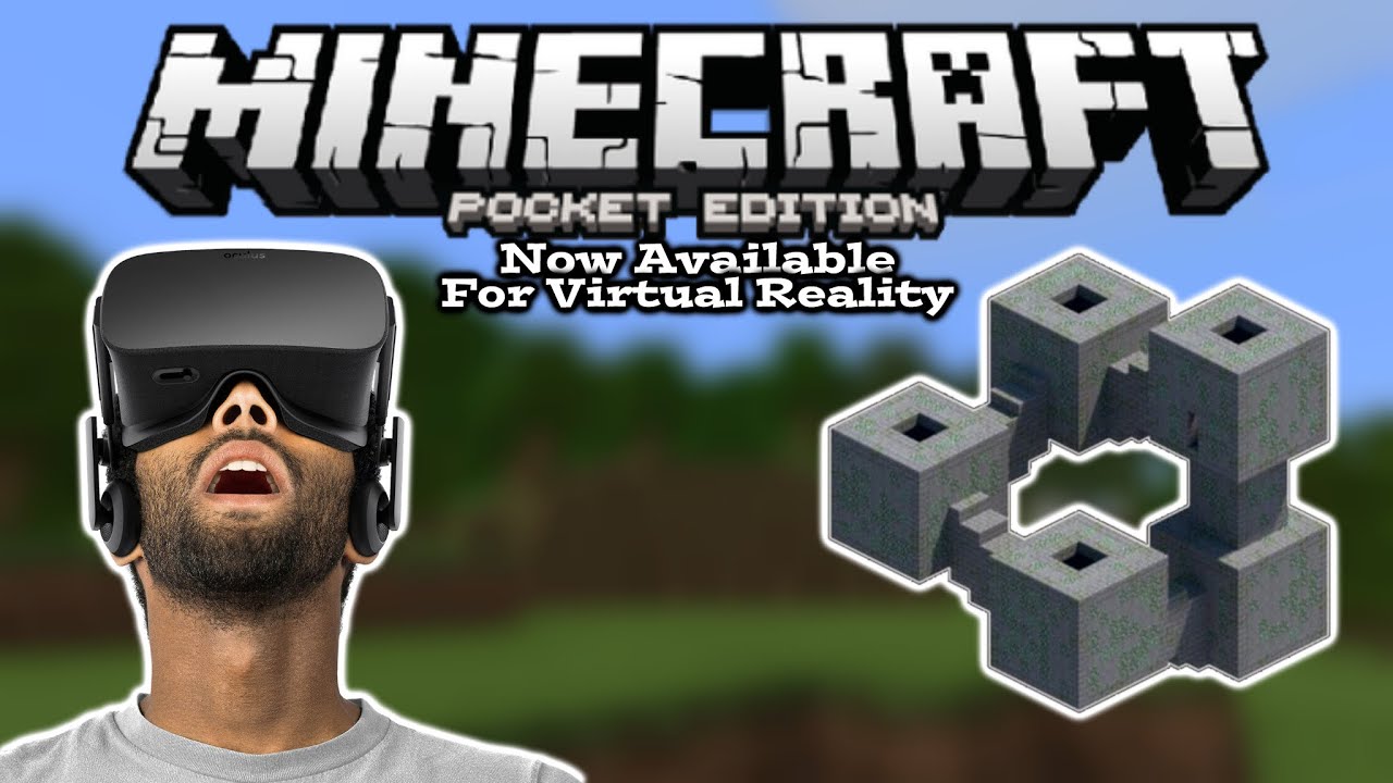 MINECRAFT NOW AVAILABLE ON VR!!! - New Dungeons For 0.16.0 - Minecraft ...
