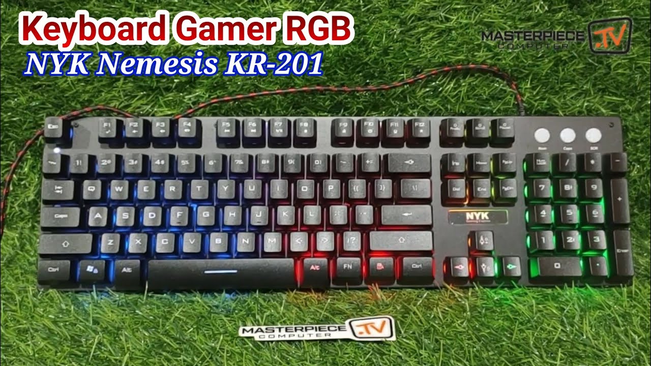 Keyboard yang cocok buat Nge-game. NYK Nemesis Keyboard Gaming KR-201 ...