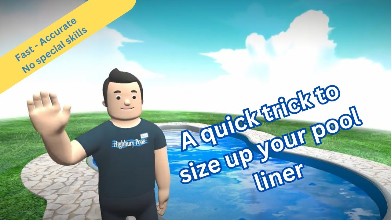 How to measure your swimming pool liner. - YouTube