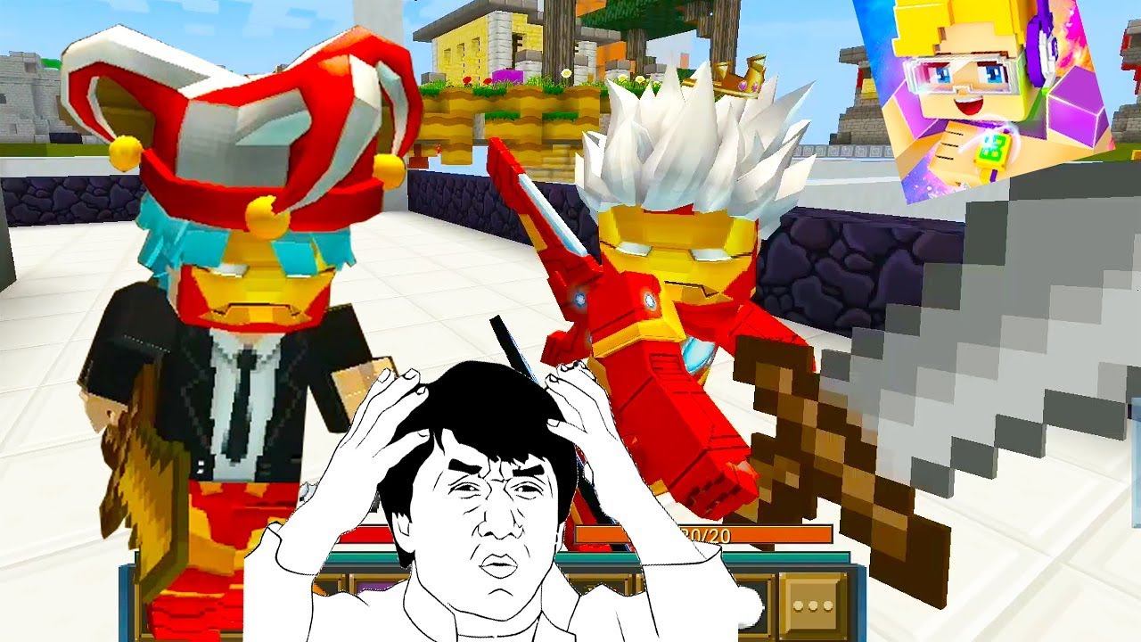 Blockman GO: Sky Royale Ep.9 - Jackie Chan in the Minecraft Mode - YouTube