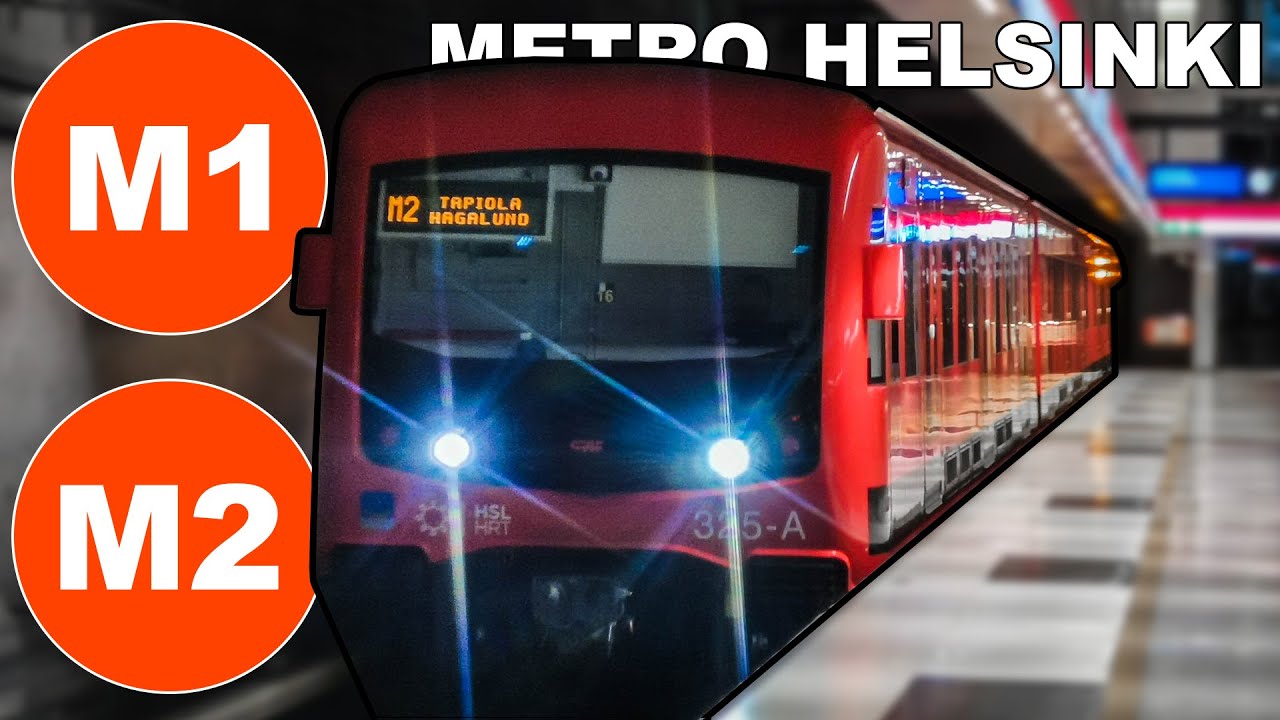 🇫🇮 Helsinki Metro - All the Lines / Lines M1 & M2 (2024) [4K] - YouTube