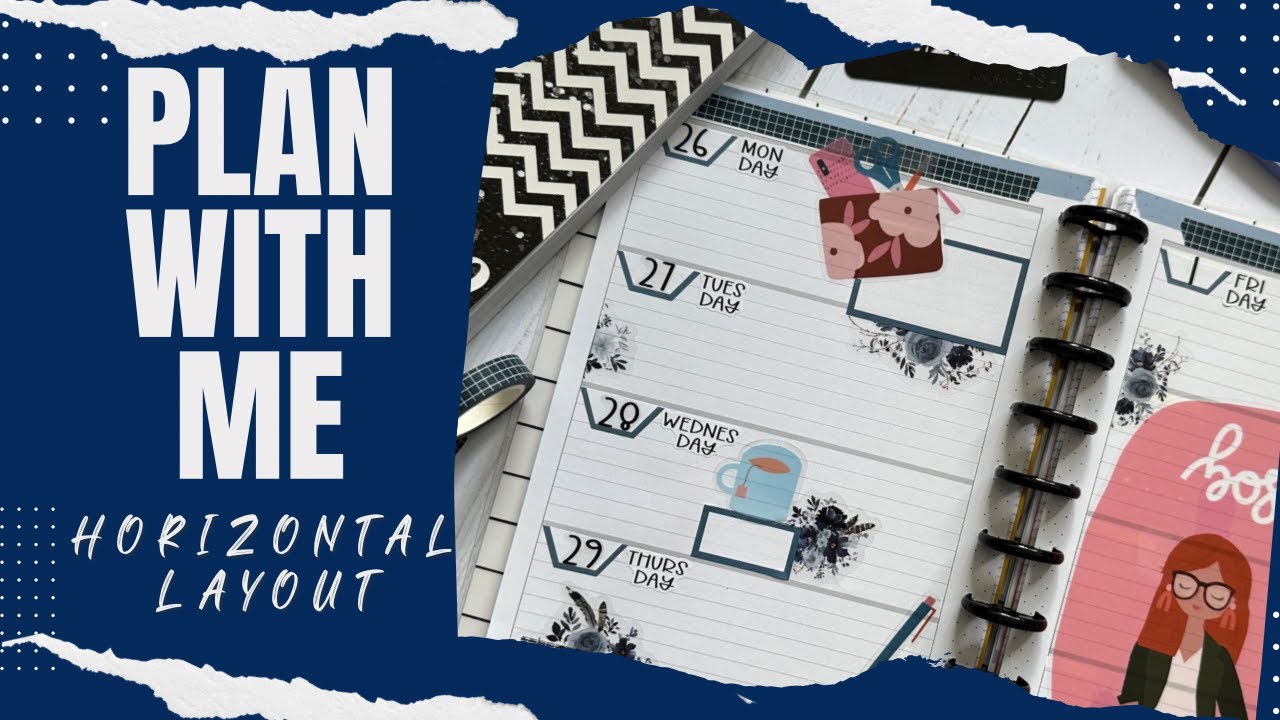 Plan With Me [Horizontal Layout] - YouTube
