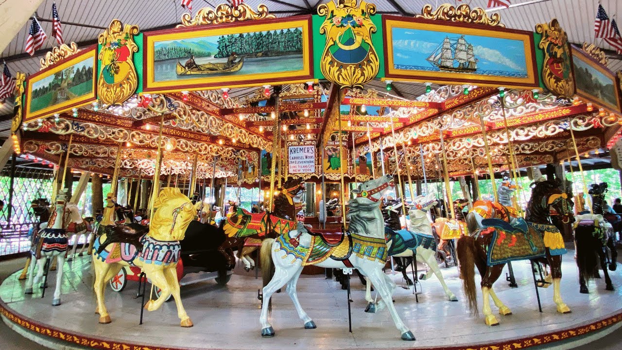 KNOEBELS GRAND CAROUSEL 2024 - YouTube