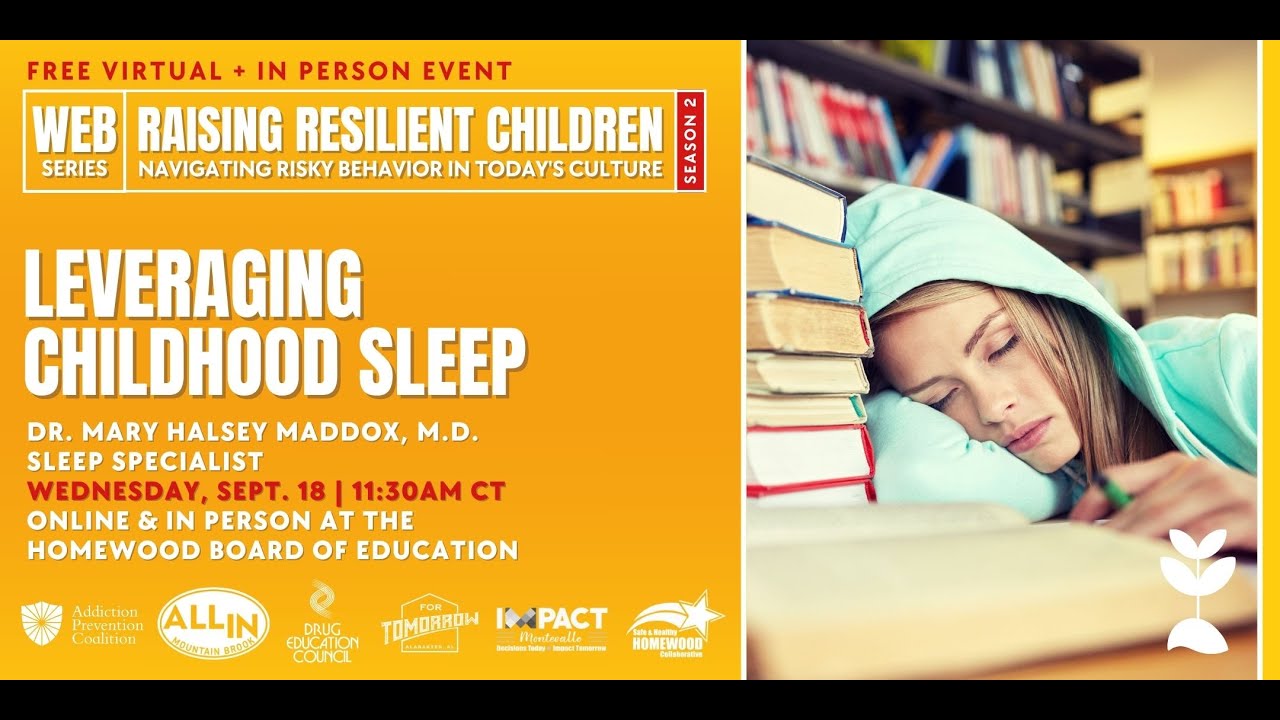 Raising Resilient Children Web Series: Leveraging Childhood Sleep - YouTube