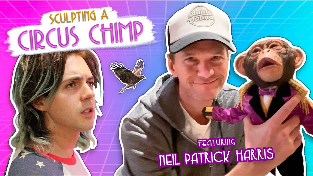 Circus Chimp Sculpture - Neil Patrick Harris Jim McKenzie - YouTube