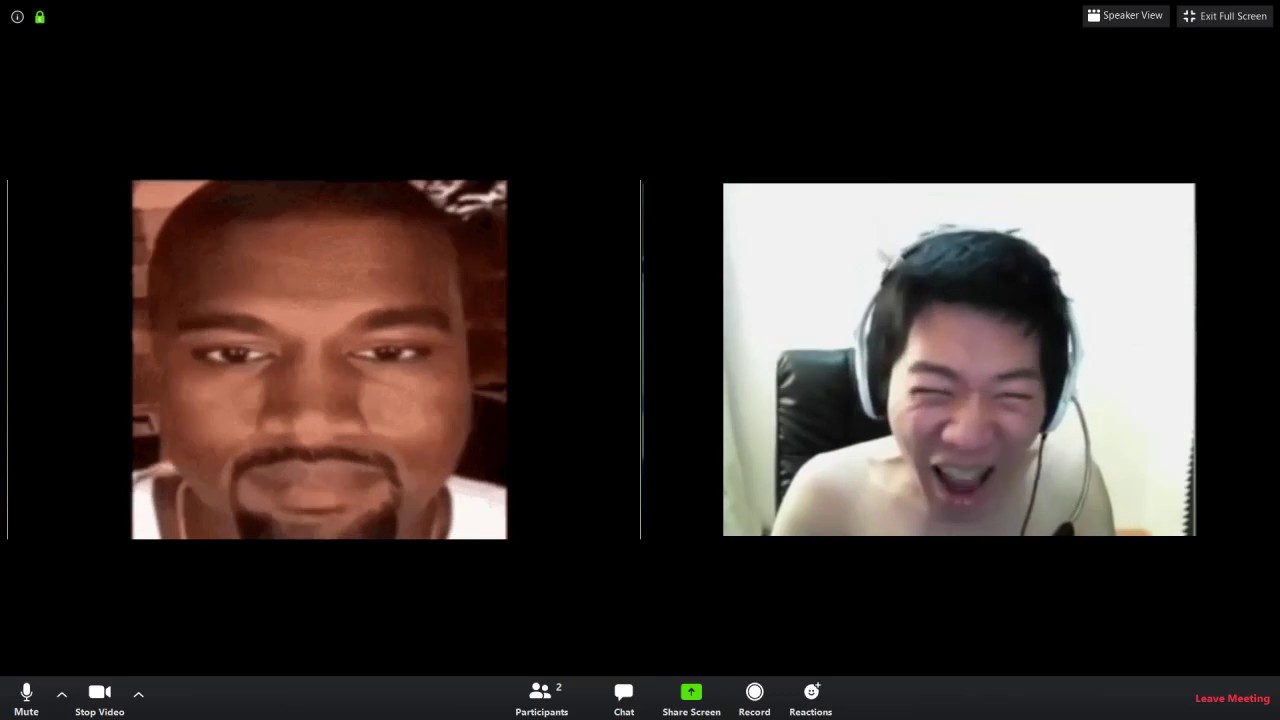 kanye in the zoom call?😳 - YouTube