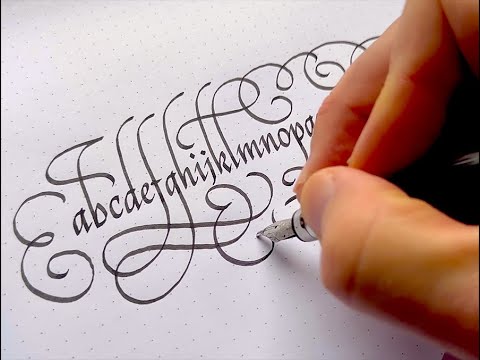 Improvised Calligraphy When The Caffeine Kicks In - YouTube