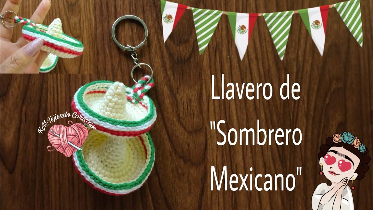 Sombrero Mexicano amigurumi | DIY Fiestas Patrias🇲🇽 | Tutorial fácil y ...
