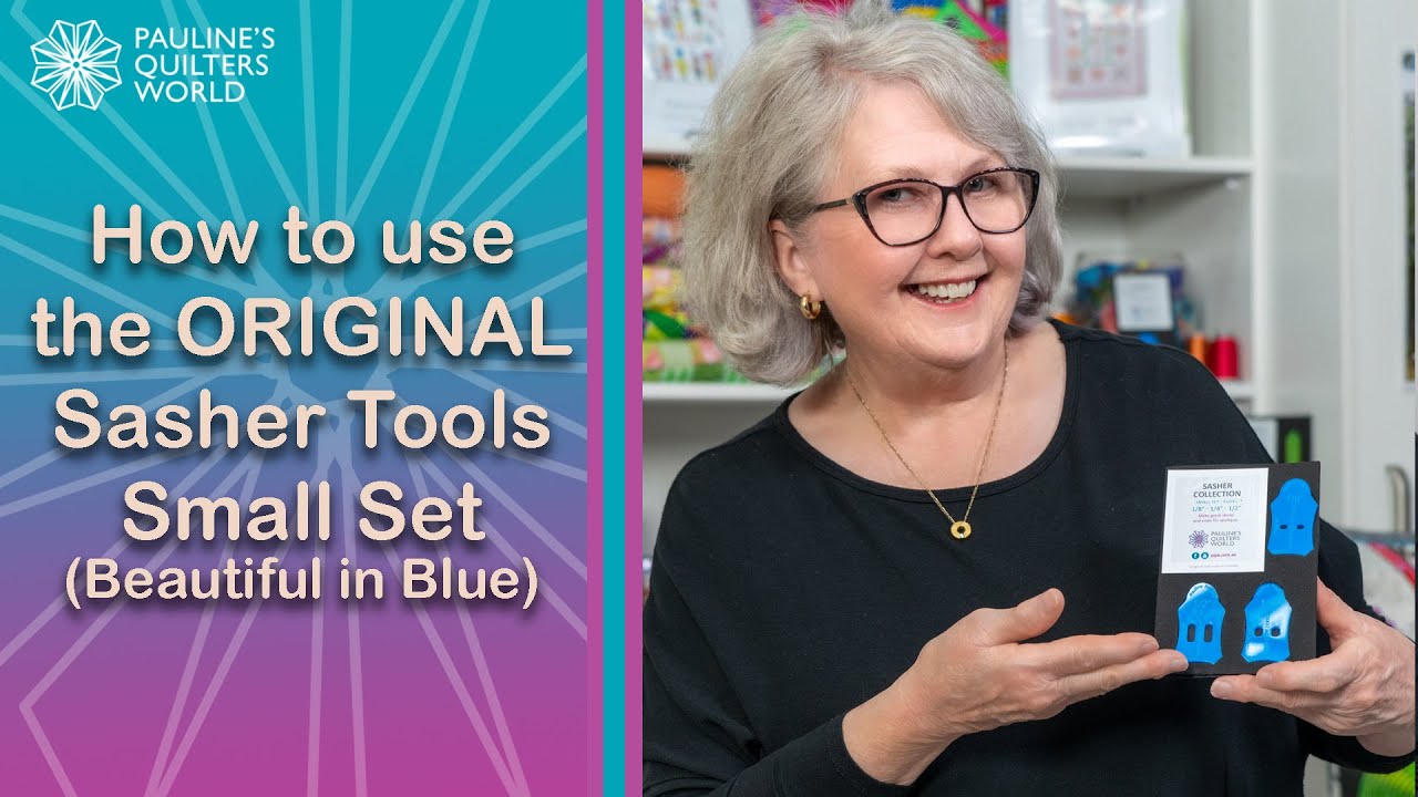 PQW How To Use The ORIGINAL Blue Small Sasher Set - YouTube