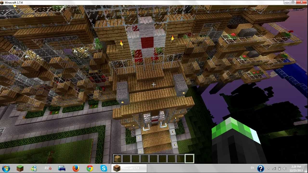 Hillside manor Minecraft Map - YouTube