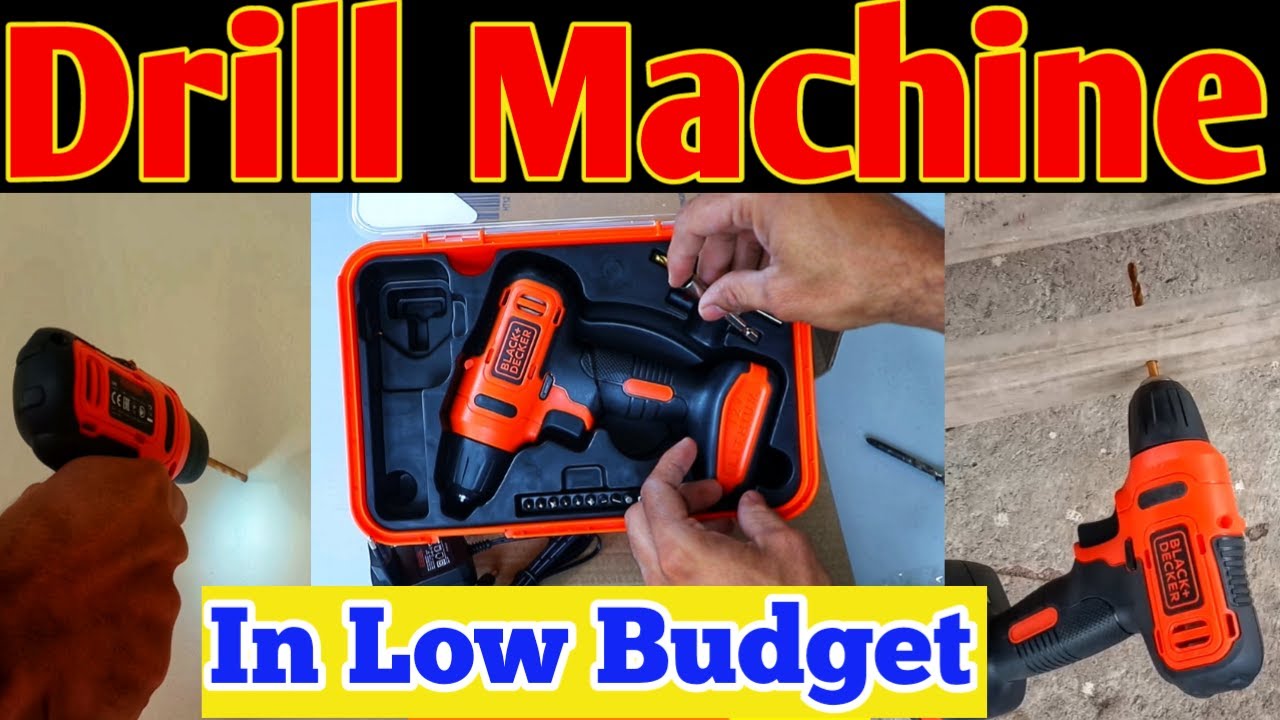 BLACK+DECKER 12V 10mm Li-ion Cordless Variable Speed Reversible Drill ...