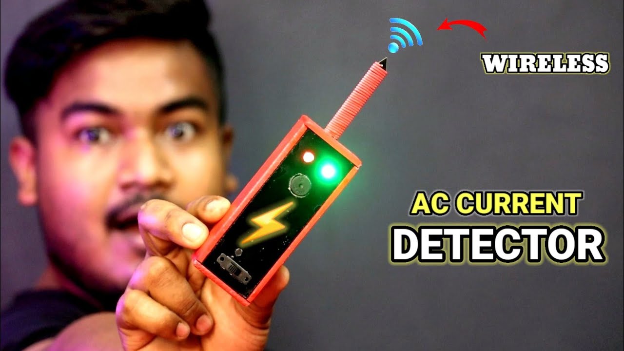 How To Make Wireless Ac Current Detector⚡️| Wireless Tester কি করে ...
