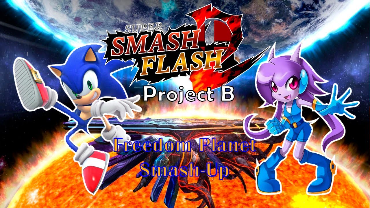 SSF2 Project B Patch 9: Freedom Planet Smash-Up - YouTube