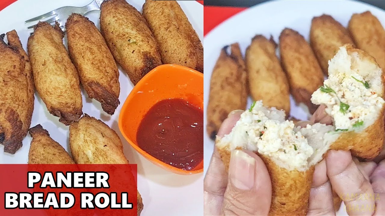 Bread Paneer Roll in 10 Minutes | Delicious & Easy Snack Recipe - YouTube