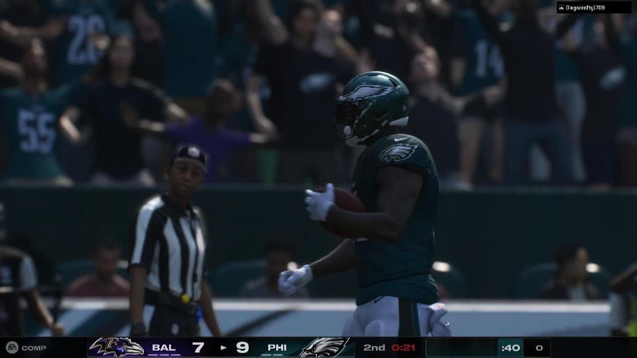one hand catch touchdown with AJ - YouTube