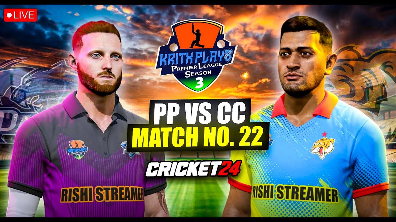 PATNA VS CHENNAI | MATCH NO. 22 | KPPL SEASON 3 | CRICKET 24 - LIVE ...