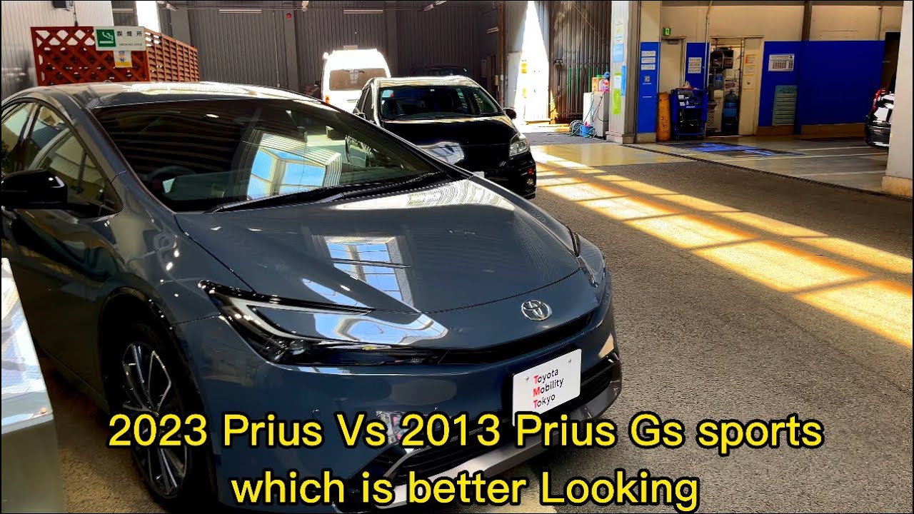 2023prius Vs 2013 Prius Gs sports #プリウス30 #prius2023#プリウスGs - YouTube