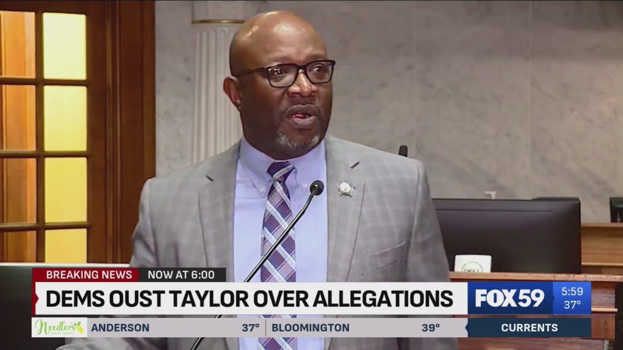Greg Taylor ousted as Senate Minority Leader - YouTube
