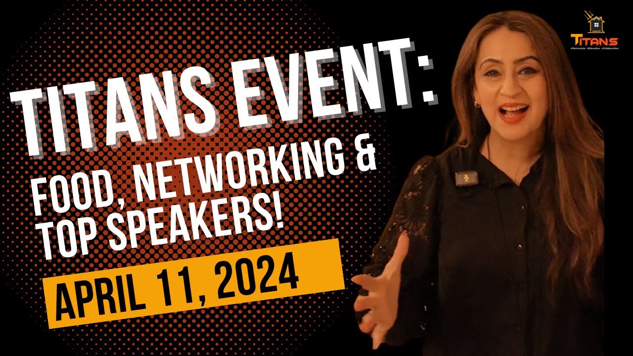 Titans Event: Food, Networking & Top Speakers! (April 11th) - YouTube