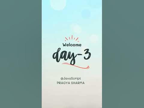 javascript day3 - YouTube