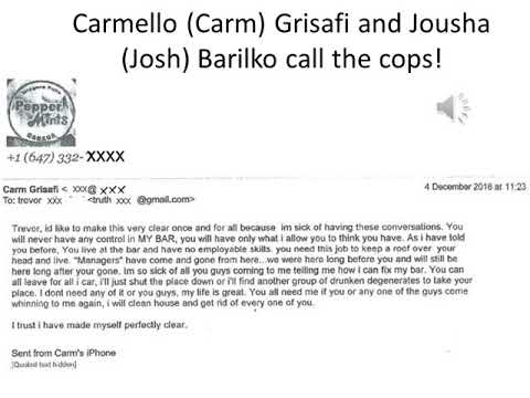 Peppermints Carmello (Carm) Grisafi Joshua (Josh) Barilko calls the ...