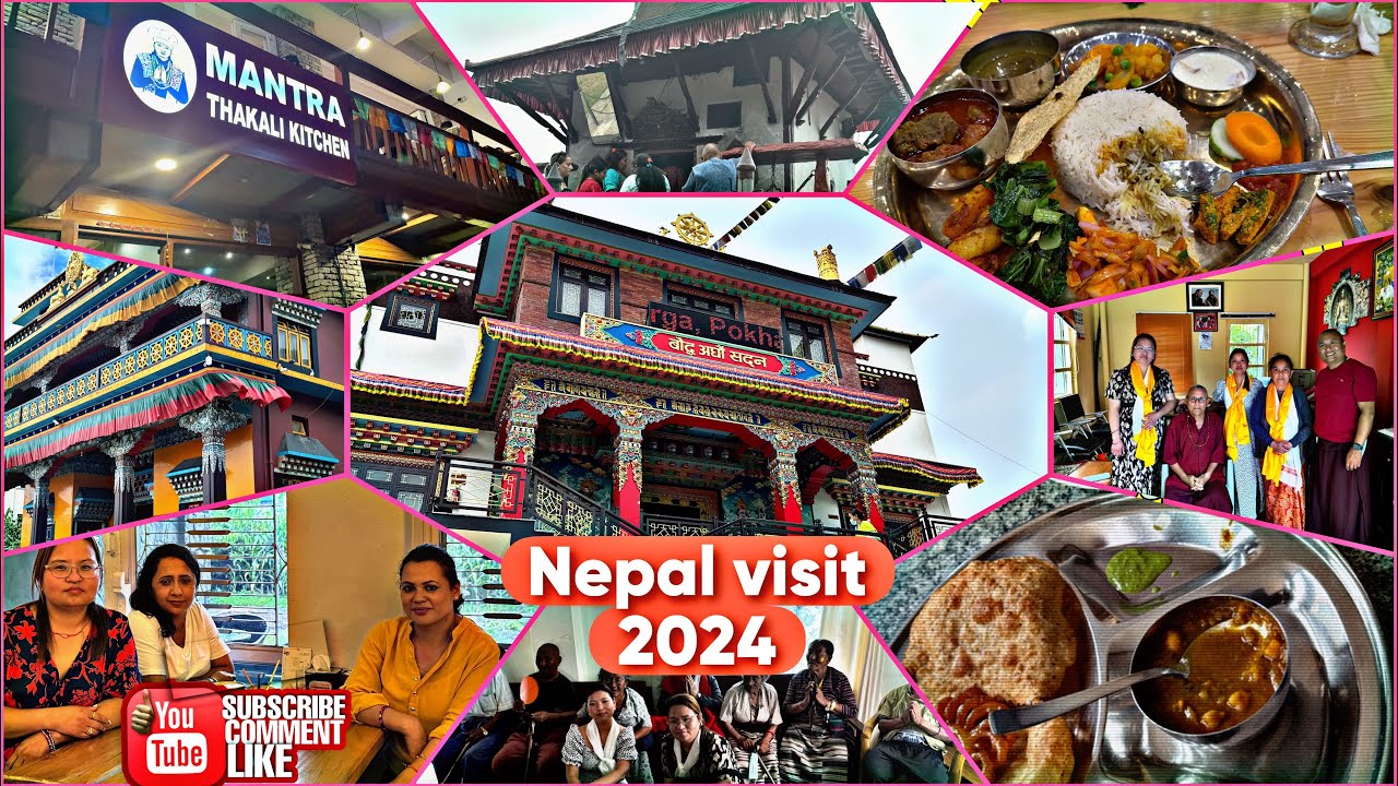 Nepal Visit 2024 ️||Bhadrakali temple|Pokhara||Gumba(Stupa ...