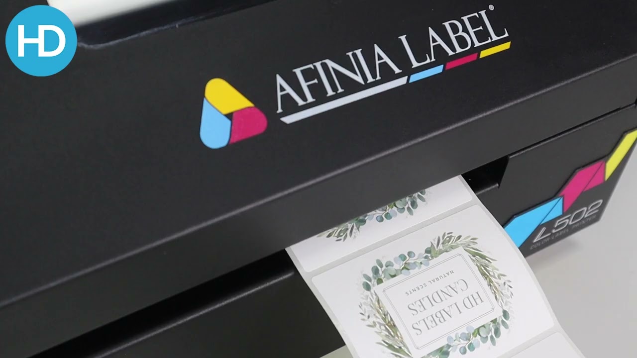 How to load Label Material Into your Afinia L502 Label Printer | HD ...