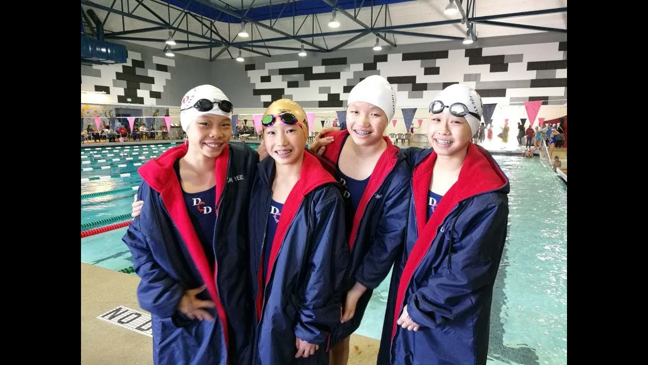2018 Mavericks Swim Meet - 11-12 Girls - 200 Medley Relay - YouTube