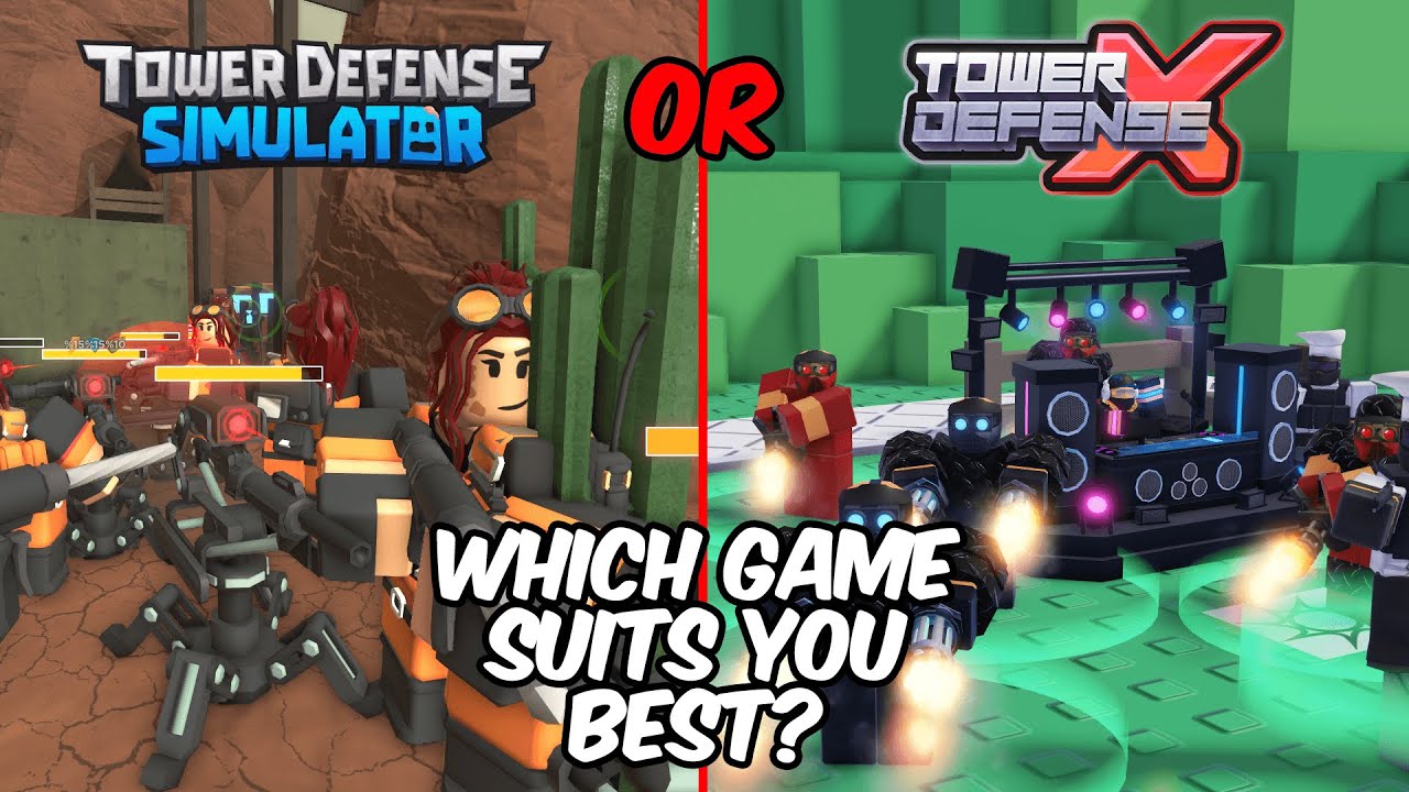 TDS or TDX WHICH GAME SUITS YOU BEST? | Tower Defense | ROBLOX - YouTube