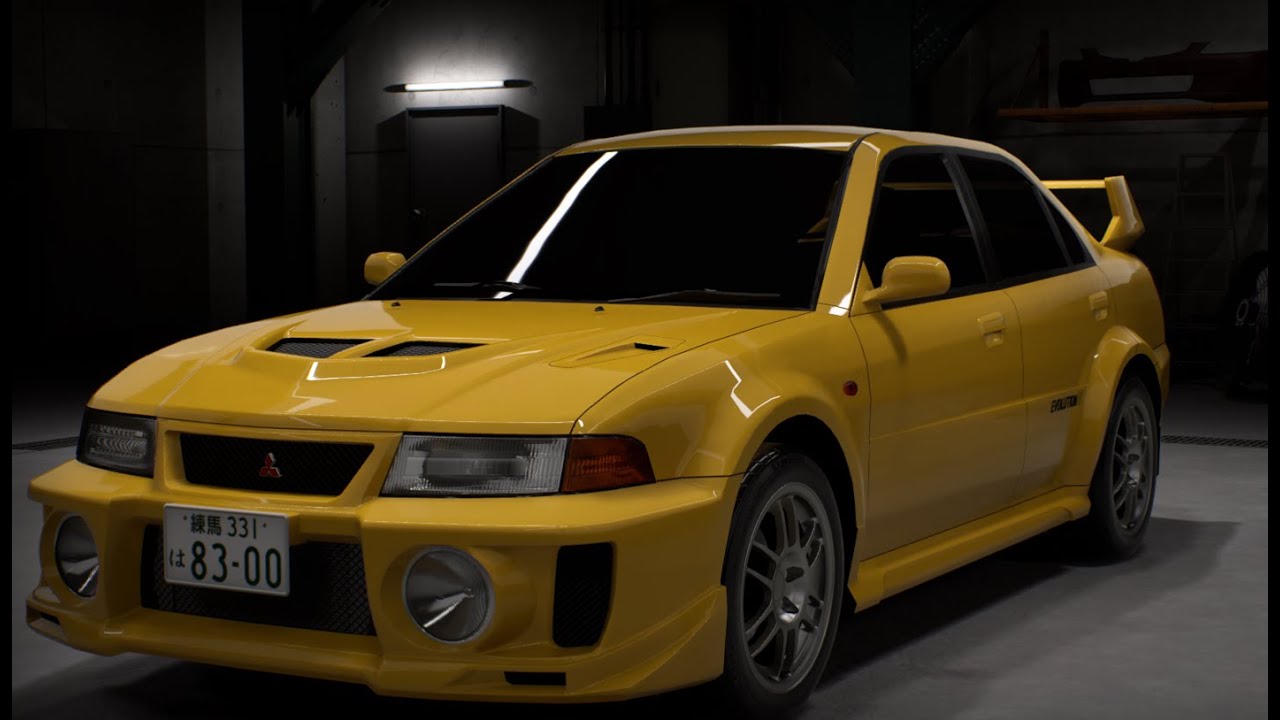 Lancer GSR Evo V '98 ALL ENGINE PARTS BODY KIT REVS TOP SPEED Tokyo ...