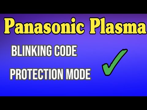 Blink Code Panasonic Plasma | LED TV Blinking Problem | ब्लिंक कोड ...