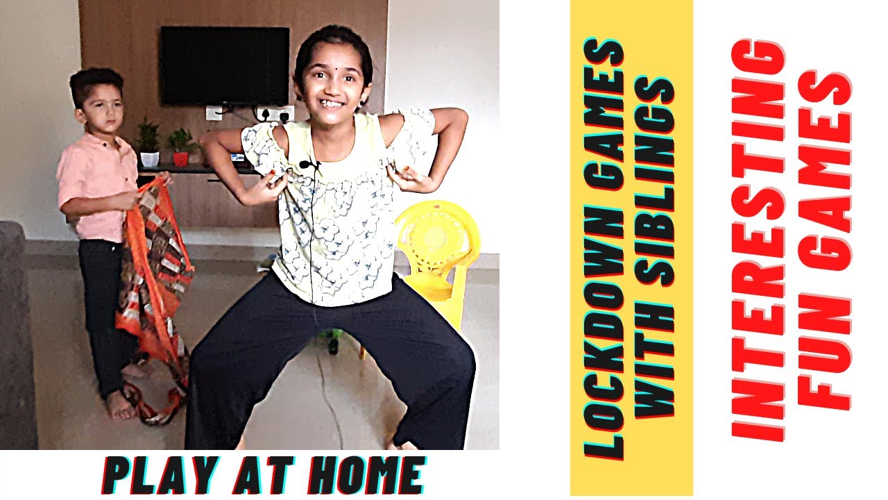 Lockdown games for kids | Play at home with siblings | Fun games during ...