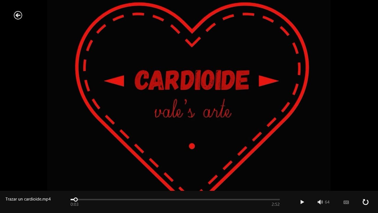 Trazar un cardioide - YouTube