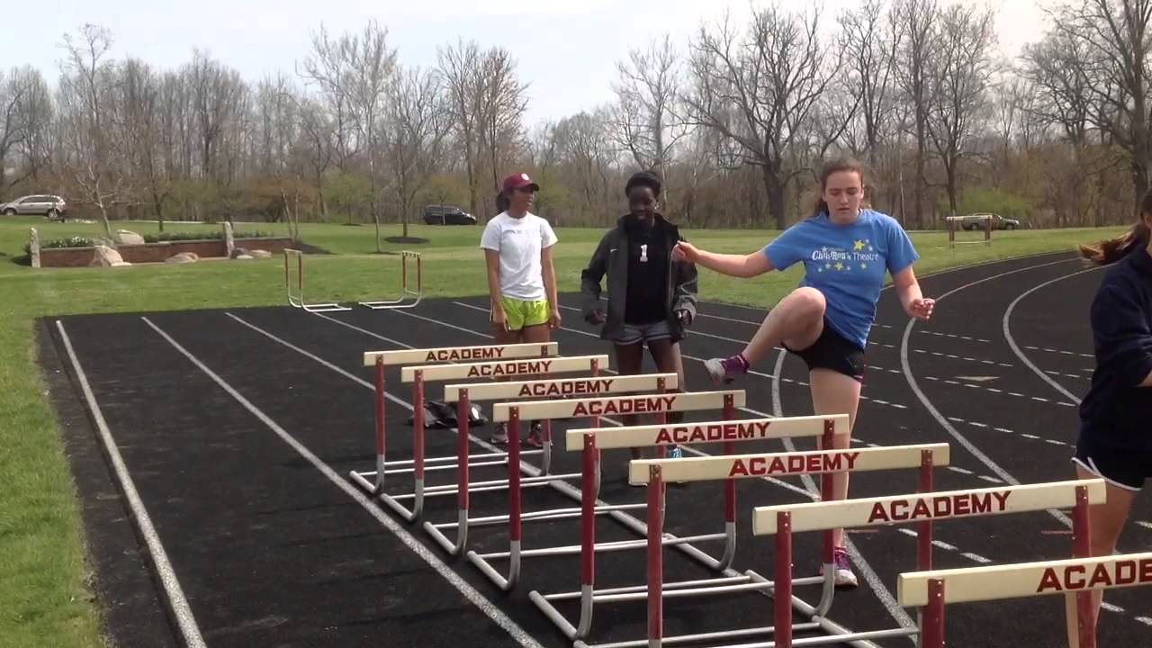 Hurdle Drills: Trail Leg - YouTube