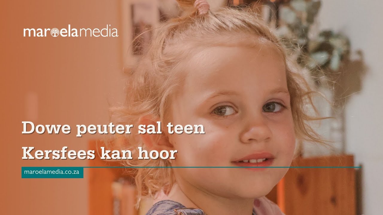 Dowe peuter sal teen Kersfees kan hoor - YouTube