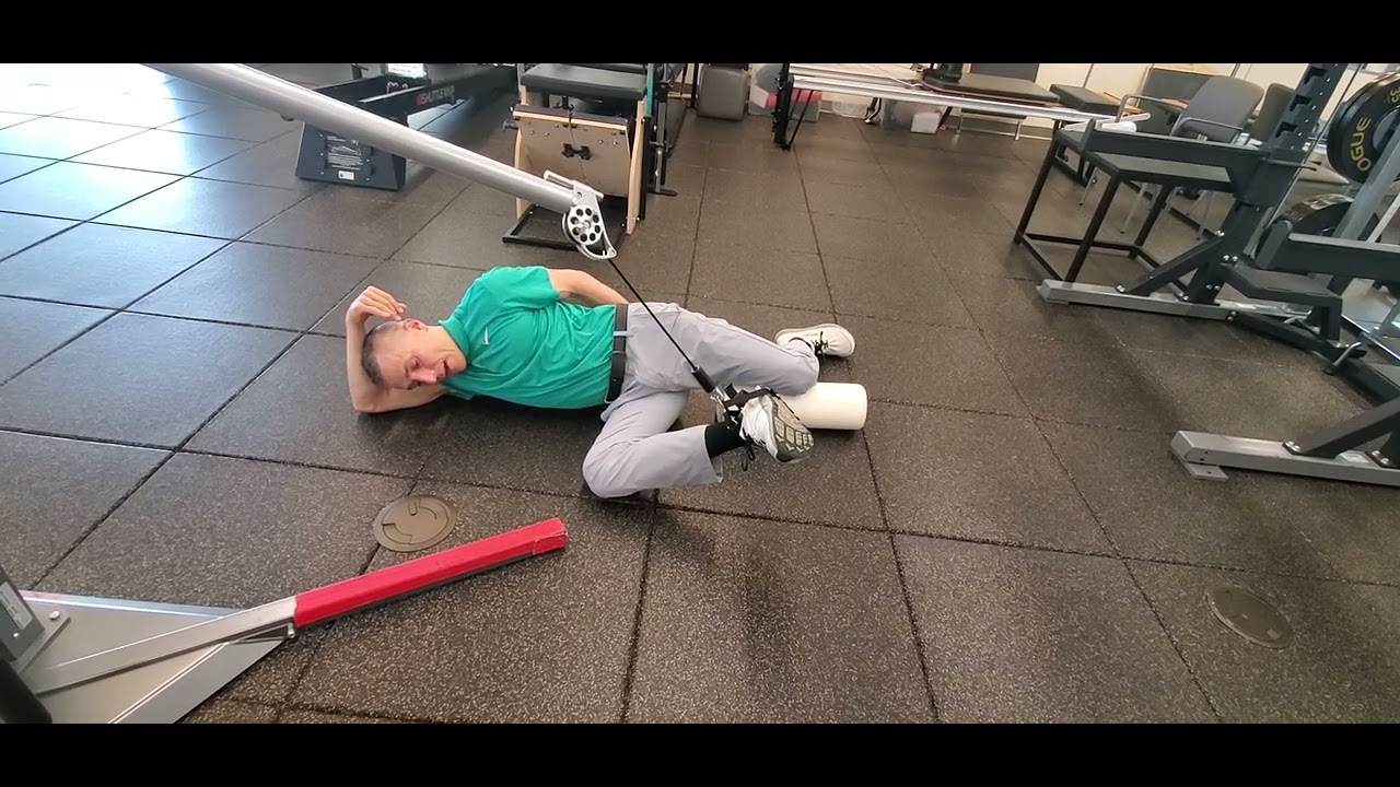 Hip External Rotation Mobility - Cable Eccentric Exercise for Hip ...