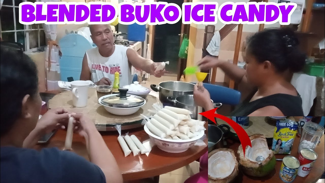 BLENDED ICE CANDY BUKO FLAVOR - YouTube
