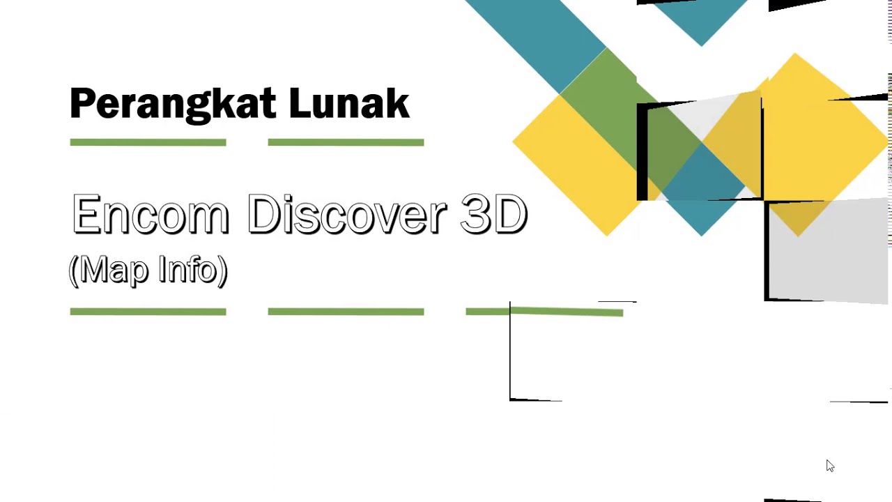 Crosslines |Penggabungan Penampang 2D | Discover 3D Map Info ...