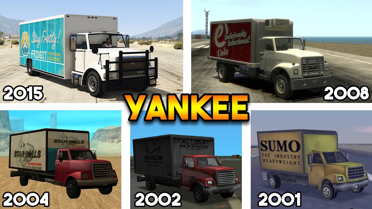 YANKEE TRUCK FROM EVERY GTA GAME EVER - YouTube