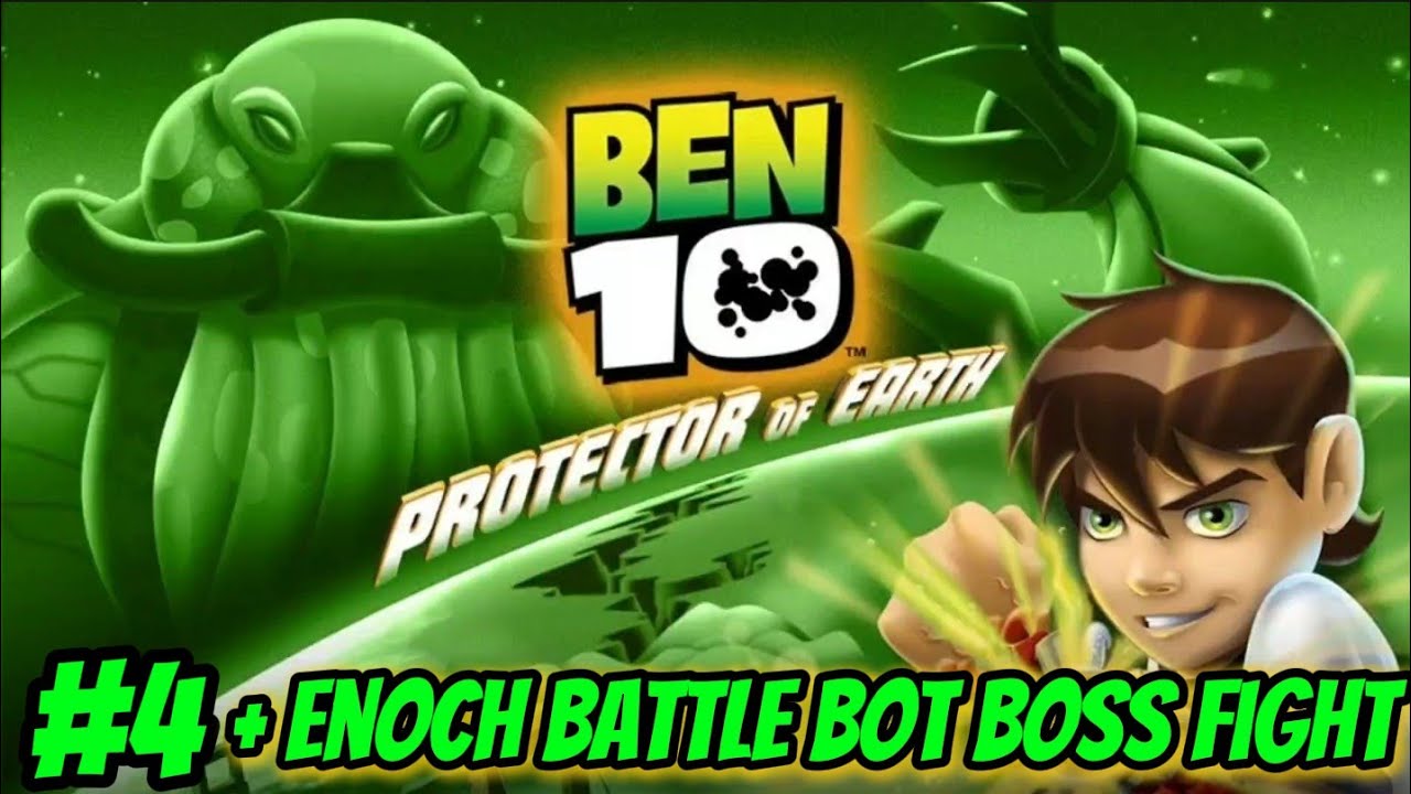 Ben 10: Protector of earth(PPSSPP) - Level 4 + Enoch Battle Bot Boss ...