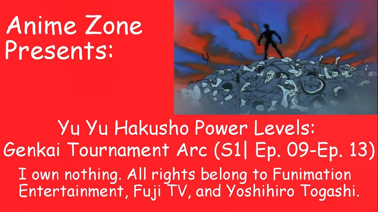 Yu Yu Hakusho Power Levels: Genkai Tournament Arc (S1| Ep. 09 - S1 Ep ...