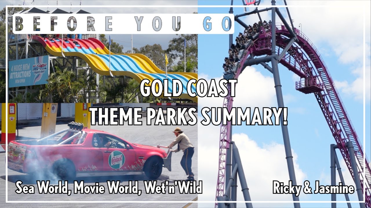 ALL GOLD COAST THEME PARKS 2024! Sea World, Movie World and Wet'n'Wild ...