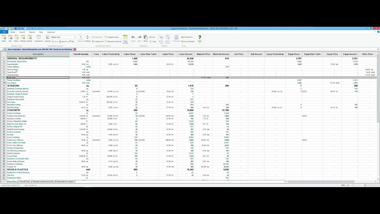 Release Notes 19.11: Quickly Sort Columns In Sage Estimating SQL - YouTube