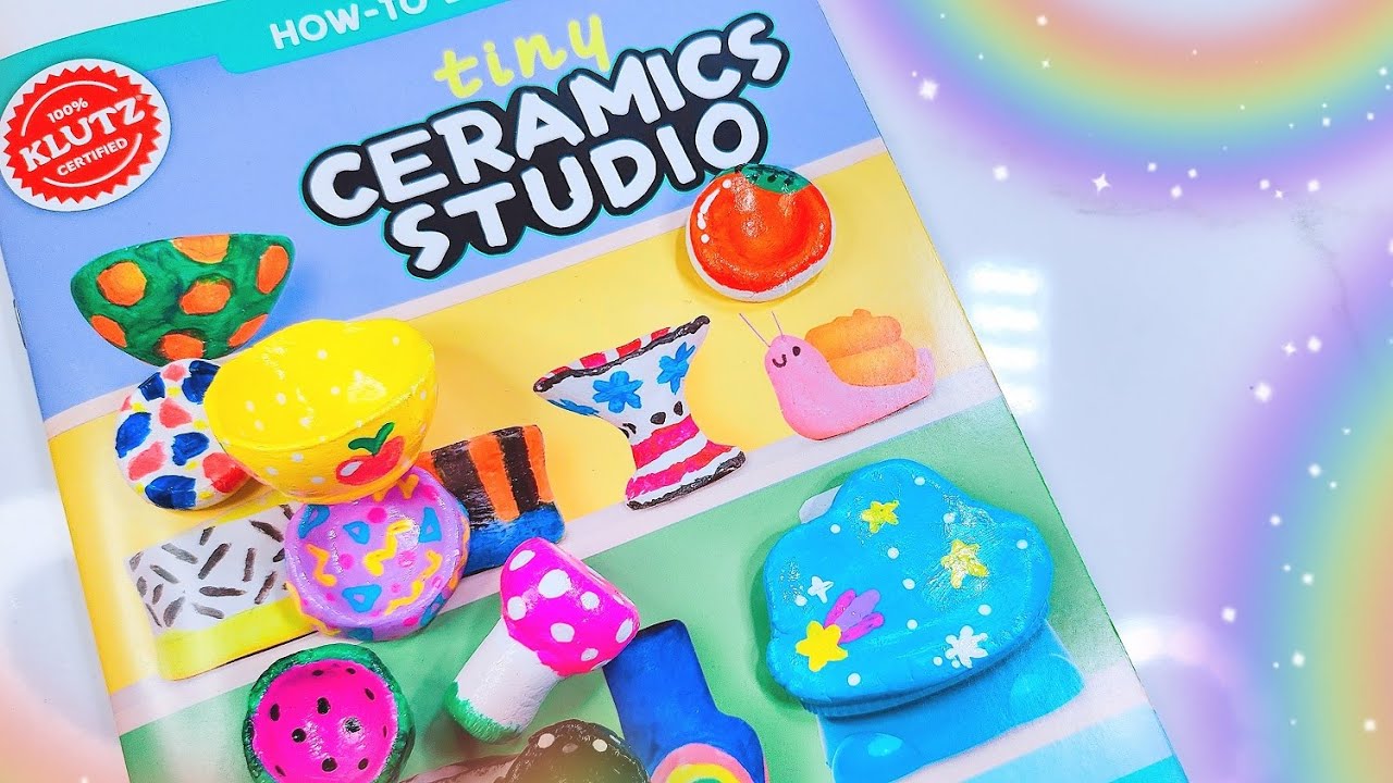 Klutz Tiny Ceramics Studio is SUPER FUN! - YouTube