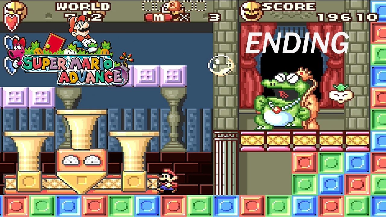 7-2 I Super Mario Advance I Ending - YouTube