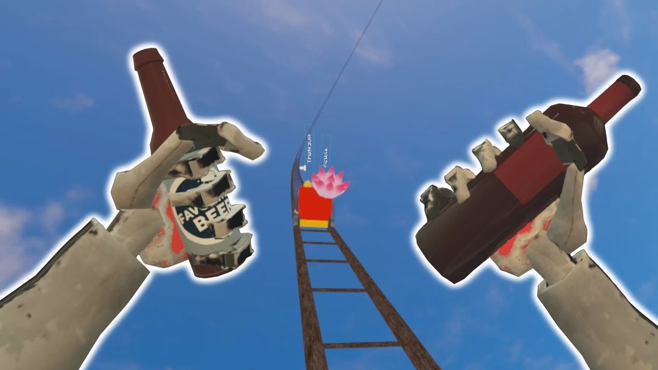 VRChat - Drunk Rollercoaster in Virtual Reality! - YouTube